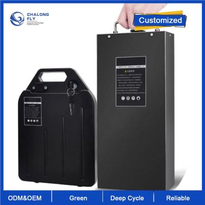 China Lightweight and Durable OEM ODM LiFePO4 Lithium Battery Pack for E-scooter 36v 48v 60v 72v 96v E Scooter Removable Battery for sale