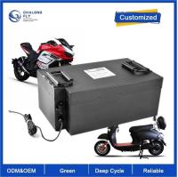 China 48/60/72V LiFePO4 Lithium Iron Phosphate Battery Rechargeable Battery For Electric Scooter Motorcycle Bikes for sale
