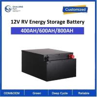 China Customized RV Camping Boat Ship Lithium Battery Packs LiFePO4 Solar Energy 12V 24V 48V 400/600/800Ah for sale