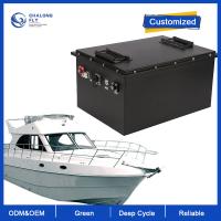China LiFePO4 Lithium Battery Rechargeable 48V 96V 307.2V 50AH 100AH 200AH For Marine/Boat/Yacht for sale