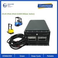 China Customized Forklift Lithium Battery Pack 24V 48V 60V 72V 80V Lifepo4 High Current for sale