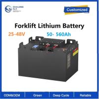 China CLF OEM ODM 25V 38V 48V 50- 560Ah Forklift Traction Battery Fast Charging Lithium Battery Pack For Electric Forklift for sale