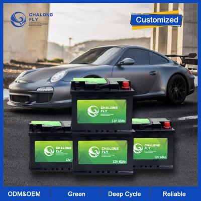 China CLF AGM Customizable OEM Start-Stop Battery For Auto MSF 12V 80Ah Accumulator Replacement Auxiliary Battery In Car for sale