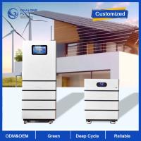 China Stacked Solar Batteries Wall Mounted Energy Storage System with Output Power Range of 10-20 kWh LiFePO4 Lithium Batteries for sale