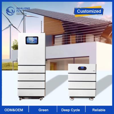 China Stacked Solar Batteries Wall Mounted Energy Storage System with Output Power Range of 10-20 kWh LiFePO4 Lithium Batteries for sale