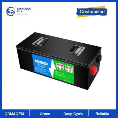China CLF 72V 120Ah 100ah Lithium Ion Battery Pack 6000 Cycles For Electric Bike Motor Wheeler Golf Carts Boats AGV Equipment for sale