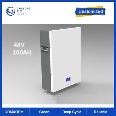 China 48V100Ah 200Ah Lithium Ion LiFePO4 Battery Pack 5KWh Powerwall For Home Solar Energy System for sale