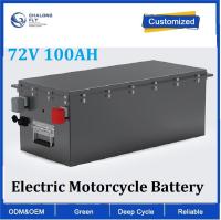 China CLF OEM LiFePO4 Electric Motorcycle Lithium Battery Pack 72V 100ah Fast Charge High Discharge Current for sale