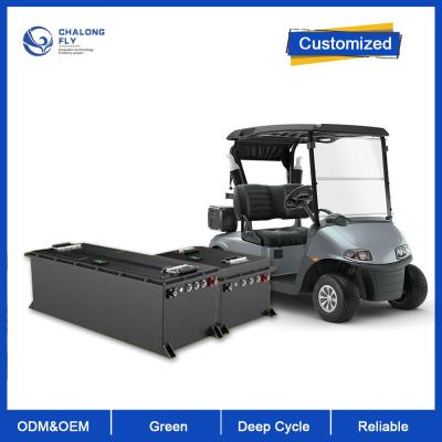 China Nominal Voltage 60V 72V 96V Lithium Iron EV Battery Pack for Electric Golf Carts 100AH 200AH 300AH for sale