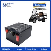 China Customized IP67 Waterproof 3500 Cycles Golf Cart Lithium Battery Pack 48V LiFePO4 Battery for sale