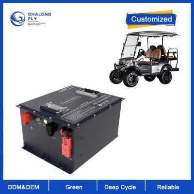 China Customized IP67 Waterproof 3500 Cycles Golf Cart Lithium Battery Pack 48V LiFePO4 Battery for sale