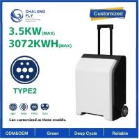 China CLF 3500w 3KWH Outdoor mobile power supply 220V, self-driving tour camping emergency photovoltaic panel energy storage solar charging trolley case for sale