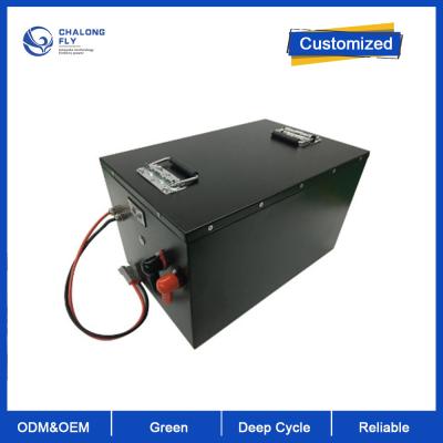 China LCD Display RV Camper Battery 12V 500Ah 4S Lithium Iron Phosphate Battery for sale