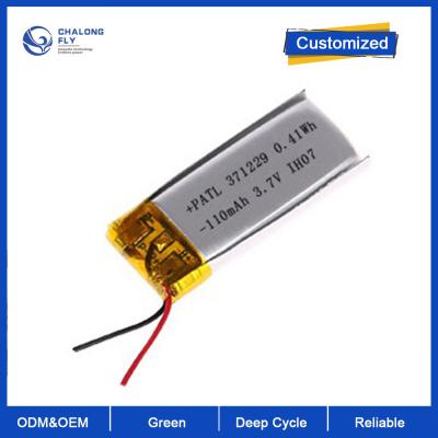 China 3.7V 110mAh Li Polymer Battery UL 1642 Certified For Speaker Recorder for sale