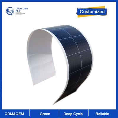 China 100W Flexible Monocrystalline Silicon Solar Panels For Camping Motorhome Car Boat for sale