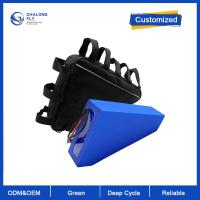 China CLF Wholesale 52V 60V 72V 20Ah 25Ah 30Ah 35Ah Triangle Lithium Ion Battery Cylindrical Ebike Battery for Electric Bicycle for sale