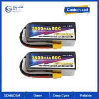 China 3500mAh 6S 22.2V Drone Battery High Energy Density Lithium Battery for RC Models for sale