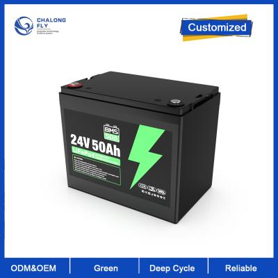 China High Quality LiFePO4 Battery 24V 50Ah Lithium Battery Pack Is Composed 8PCS C60140-50Ah Cells for sale