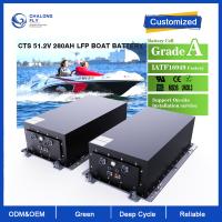 China 51.2V 280AH Lifepo4 Battery IP67 Waterproof Marine Lithium Battery with 6000 Cycles for Electric Boat for sale
