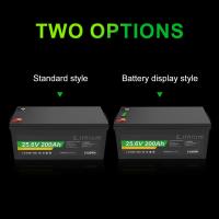 China 12V 12.8V 24V 25.6V Lithium Battery Pack 100Ah 200Ah 2560WH 2.56KWH for Boats and Electric Forklifts for sale