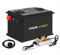 China 80Ah 40Ah 60Ah 100Ah 120Ah Optional Nominal Capacity Electric Vehicle Battery Pack Equipped with RS485 Communication for sale