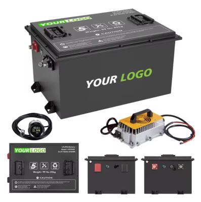 China 80Ah 40Ah 60Ah 100Ah 120Ah Optional Nominal Capacity Electric Vehicle Battery Pack Equipped with RS485 Communication for sale