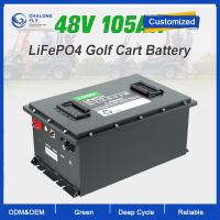 China 36V 52AH Golf Cart Battery with Grade A Lithium Battery Cell and 4000 Cycles Life for sale