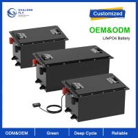 China 48V 100Ah High Capacity LiFePO4 Golf Cart Battery with 4000 Cycles and Grade A Cells for sale