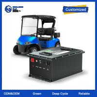 China 48V 100Ah Golf Cart Lithium Battery with Bluetooth and 4000 Cycles LiFePO4 Battery for Electric Golf Carts for sale
