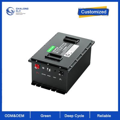 China 48V 100Ah LiFePO4 Golf Cart Battery with 4000+ Cycles and Built-in 200A BMS for Universal Fit for sale