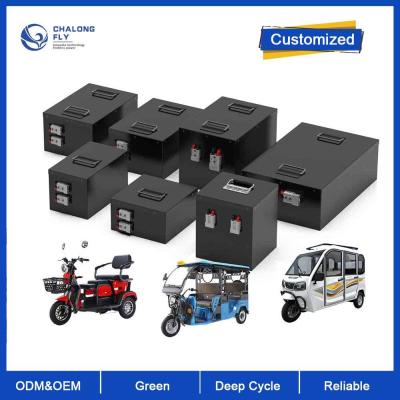China 60V100Ah IP67 Waterproof Electric Golf Cart Battery with Long Cycle Life for Heavy-Load Transportation for sale
