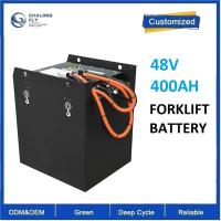 China 48V 400Ah Forklift Lithium Battery with Smart BMS and Rapid Charger for Electric Forklift for sale