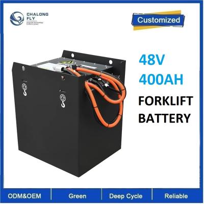 China 48V 400Ah Forklift Lithium Battery with Smart BMS and Rapid Charger for Electric Forklift for sale