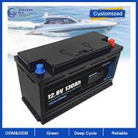 China 12V 130Ah 1300CCA Marine Lithium Battery with IP67 Waterproof and Lightweight Design for Marine Starting for sale