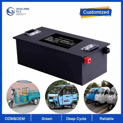 China 72V 100Ah LiFePO4 Battery – 3000+ Cycles for Electric Tricycle for sale