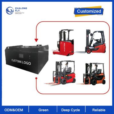China 1220mm*424mm*784mm 48V Forklift Lithium Battery with 2000 Cycles Life for Industrial Vehicles for sale