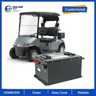China 48V 150Ah LiFePO4 Golf Cart Battery with 6000+ Cycles and IP65 Waterproof Protection for sale