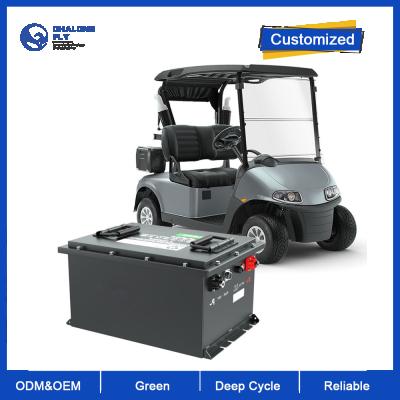 China 48V 190Ah High-Capacity LiFePO4 Battery with 6000+ Cycles and IP65 Waterproof for Golf Carts for sale