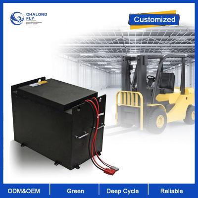 China LiFePO4 Forklift Lithium Battery Smart BMS 5000+ Cycles 1C Fast Charge 160Wh/kg CAN Bus IP67 80V 500Ah for sale