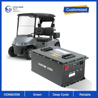 China 48V 150Ah LiFePO4 Golf Cart Battery with 6000 Cycles IP67 Waterproof and 200A Discharge for sale