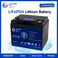 China Custom 12.8V 50Ah LiFePO4 Battery Pack with Built-in BMS for RV Campervan and Auxiliary Power for sale