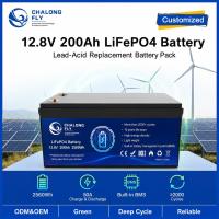 China Custom 12.8V 200Ah LiFePO4 Battery Pack with BMS for Portable Power and Solar Storage for sale