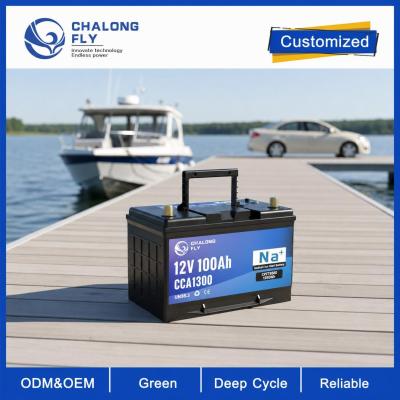 China 12V High-CCA Sodium-Ion Starter Battery for Cars Trucks and Heavy Equipment for sale