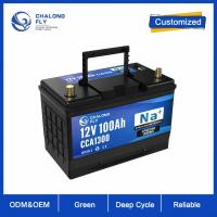 China OEM 12V Sodium-Ion Starter Battery Series 60Ah 80Ah 100Ah for Automotive Replacement for sale