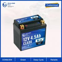 China 12V 4.5Ah 90CCA Compact Sodium-Ion Motorcycle Starter Battery for sale