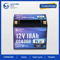 China 12V 18Ah 360CCA Sodium-Ion Motorcycle Starter Battery for Touring and Cold Weather for sale