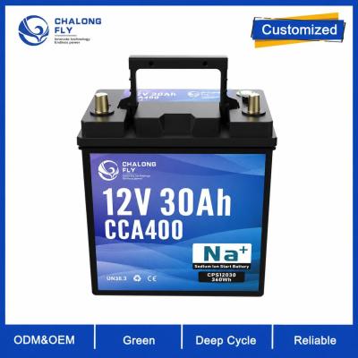 China 12.8V 30Ah 400CCA Sodium-Ion Jet Ski and Fishing Boat Starter Battery for sale