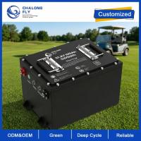 China 51.2V 105Ah LiFePO4 Golf Cart Battery with 5376Wh Capacity and Smart BMS for 48V Lead-Acid Conversion for sale
