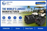 China Smart LiFePO4 Golf Cart Battery with APP Monitoring and 105Ah 210Ah Capacity in 36V 48V 72V 96V Options for sale