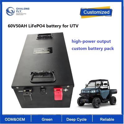 China 60V 50Ah LiFePO4 Battery for ATV & UTV | 3.04kWh Lithium Battery for sale